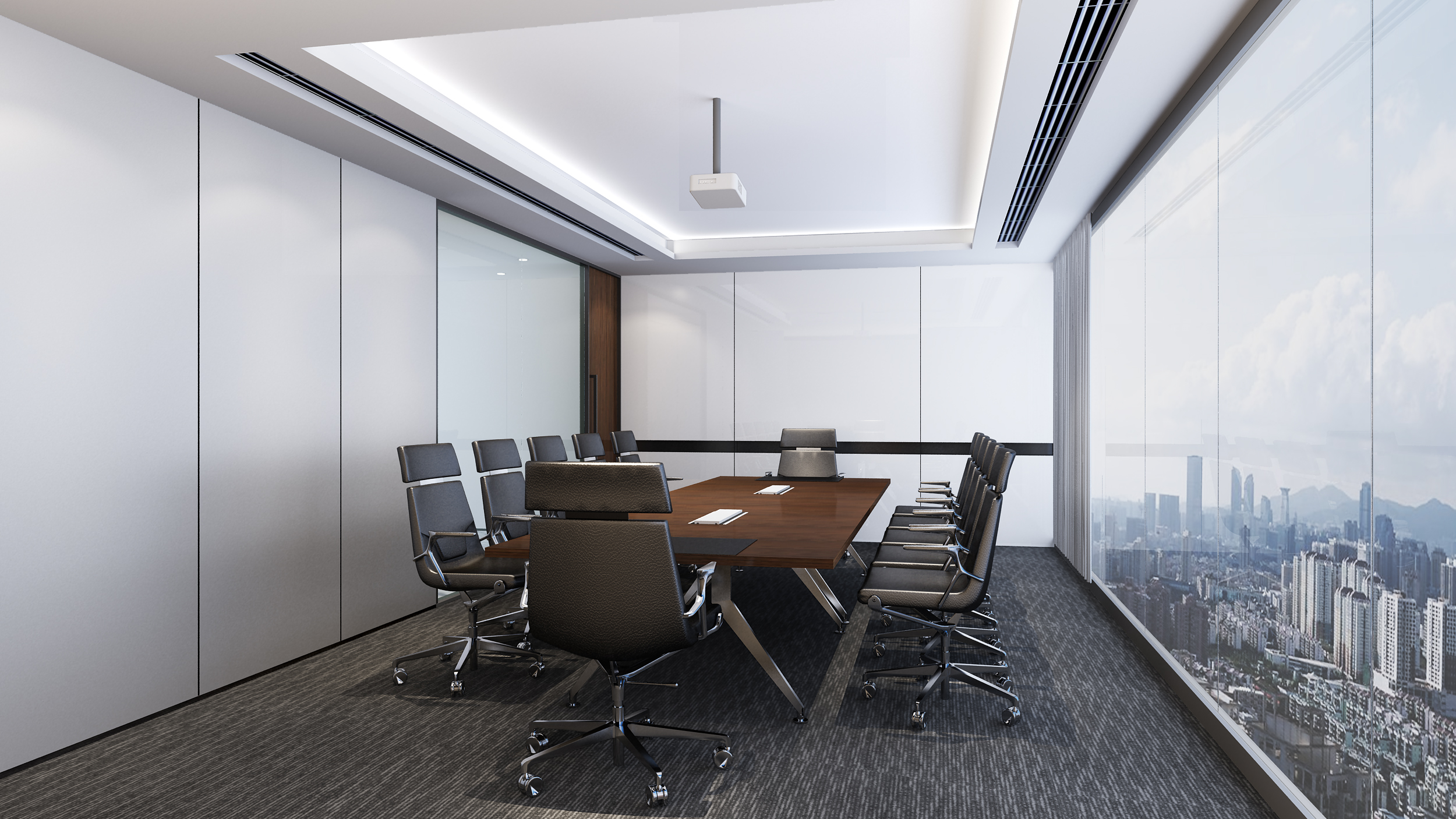 MHD office decoration design renderings completed photos_Project Cases ...