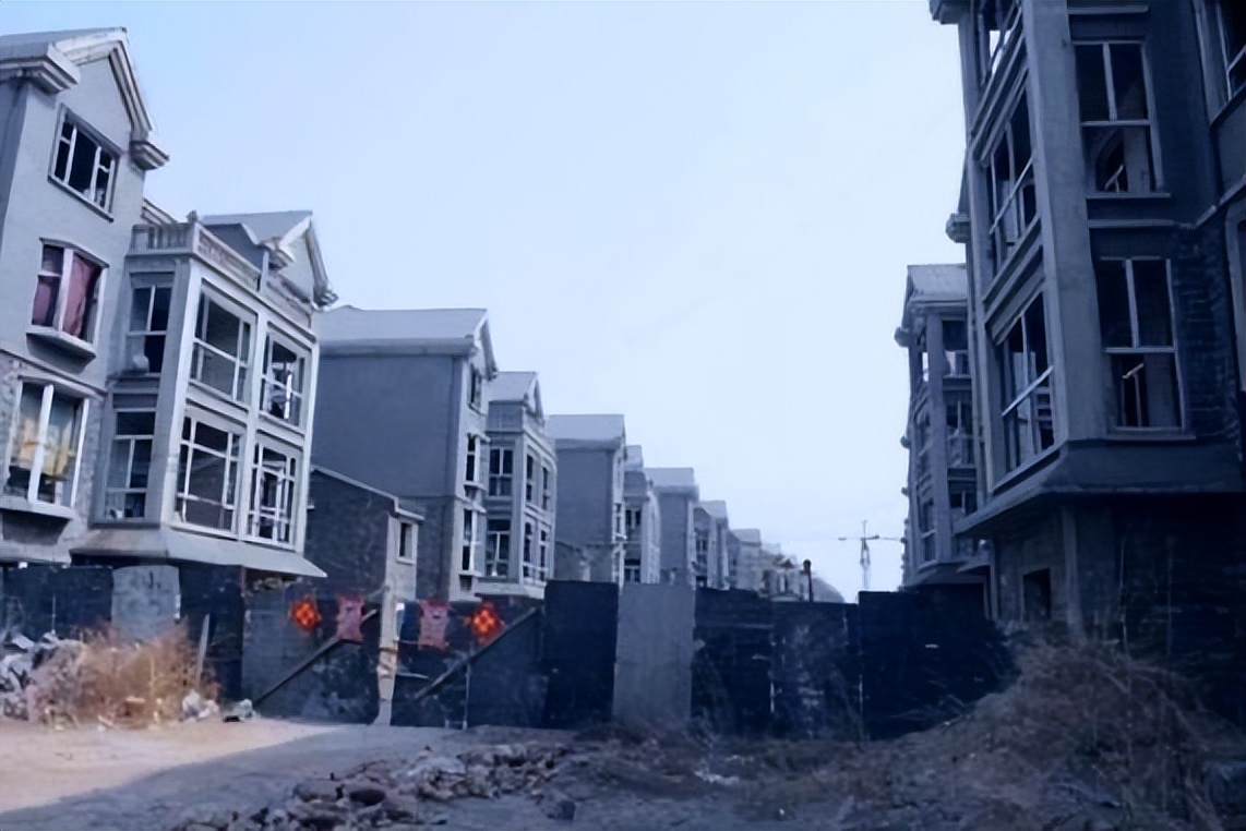 The "unfinished building" of the Taiyuan villa group, which had the ...