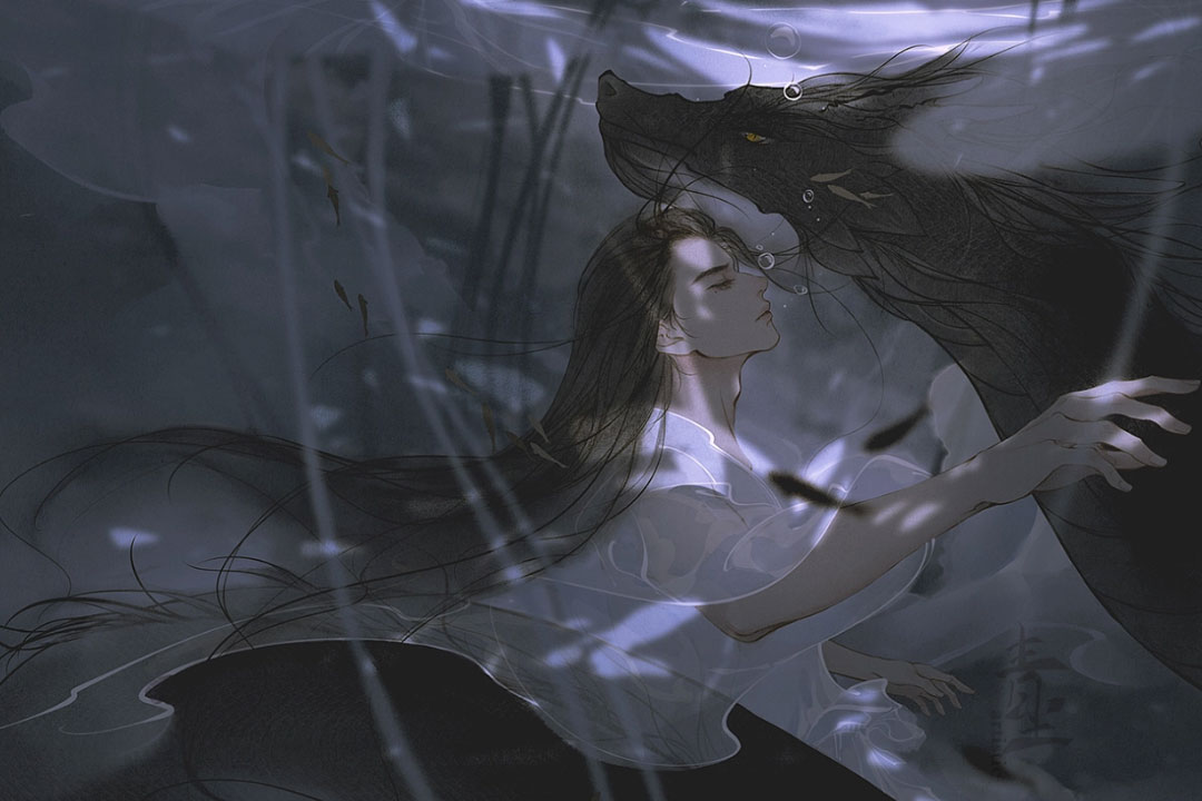 20 poems full of Zen, clear and ethereal, like a glass heart lamp ...