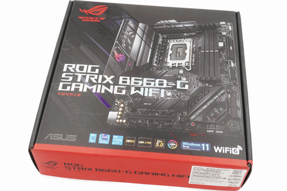 ROG B660-G motherboard + TUF-RTX3070 graphics card + fractal process FOCUS 2 chassis installed ...