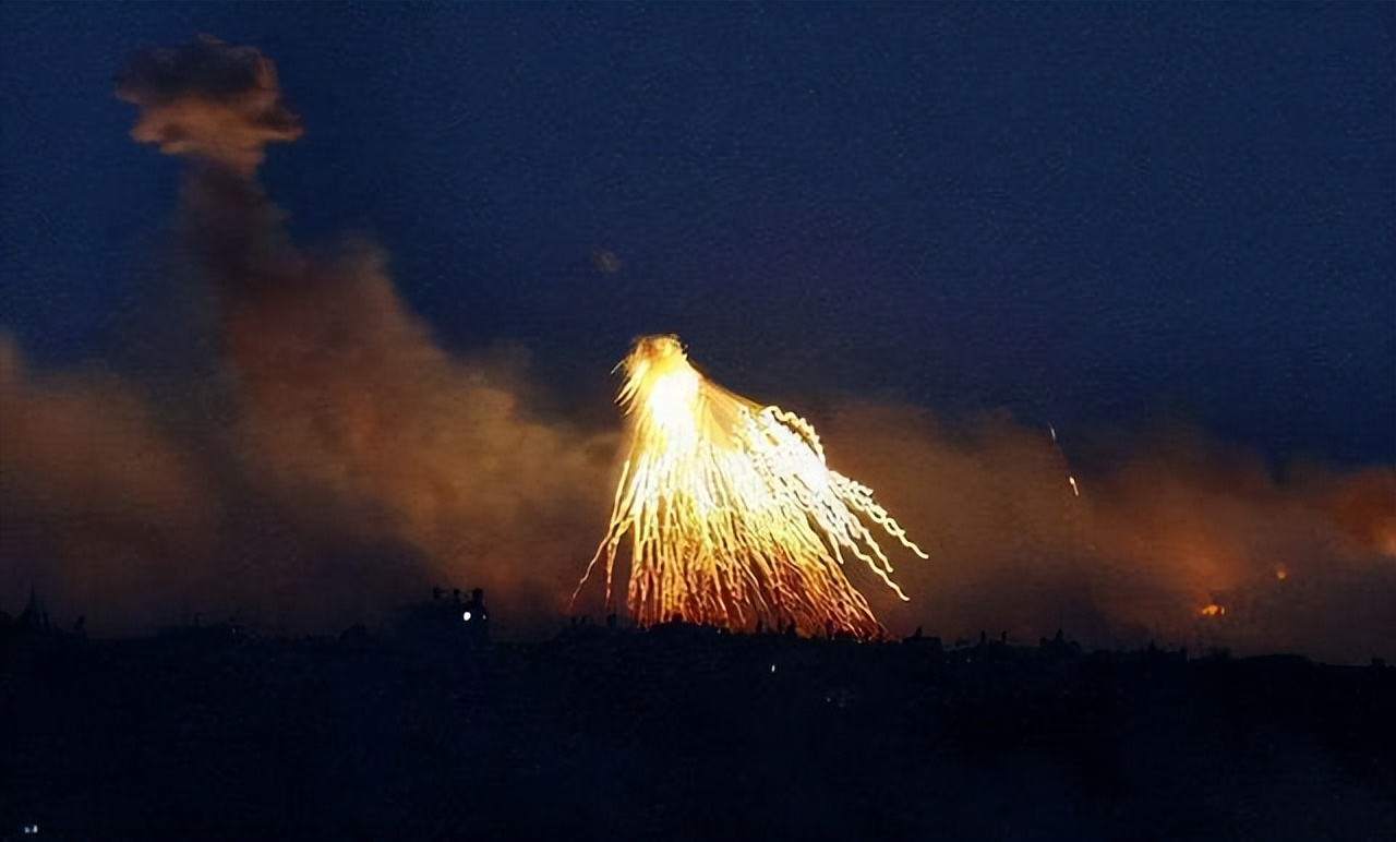 The area occupied by the Bakhmut Uzbekistan army was illuminated by ...