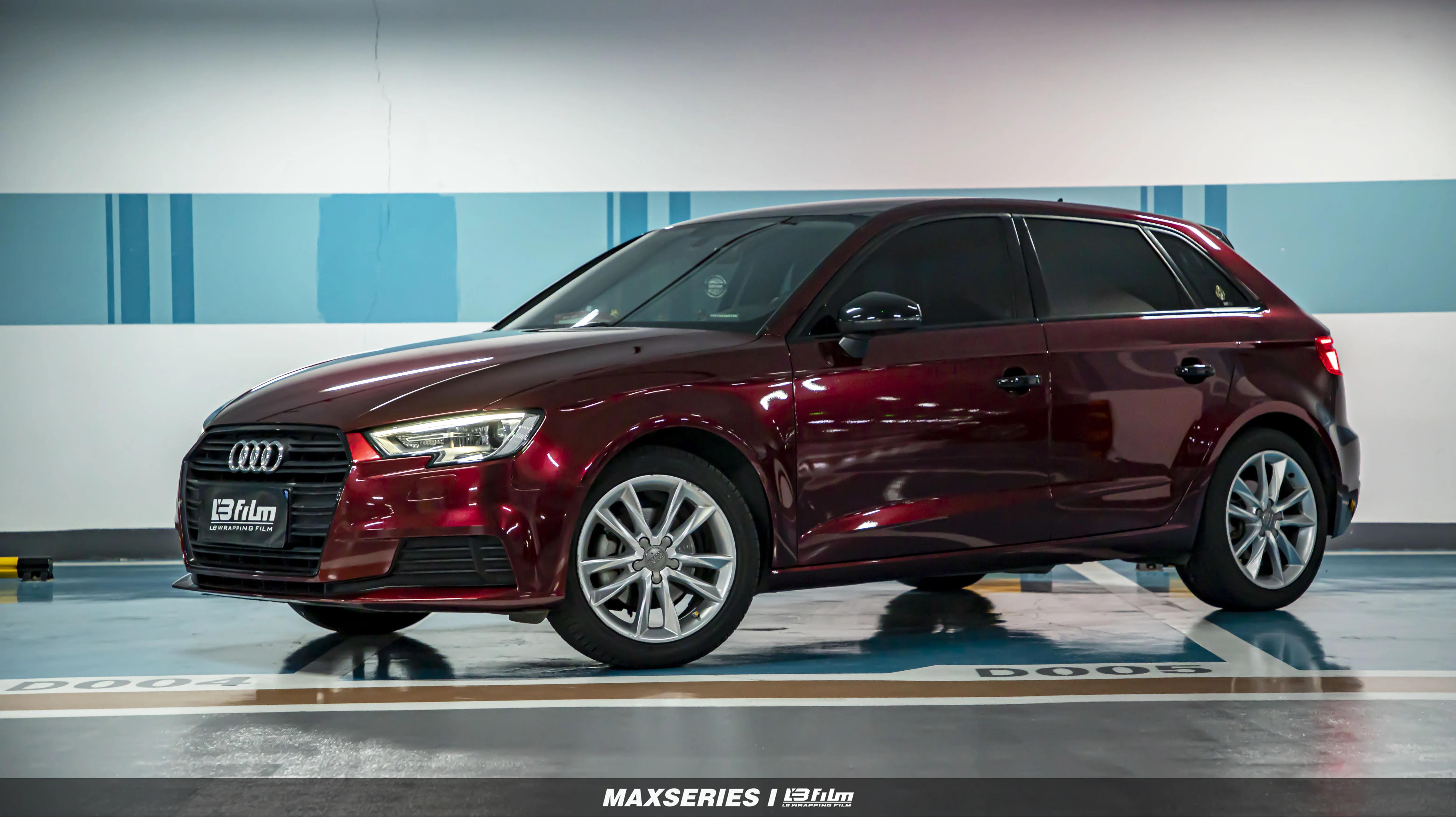 Audi A3 full car stickers LBFILB color change film liquid metal dragon ...