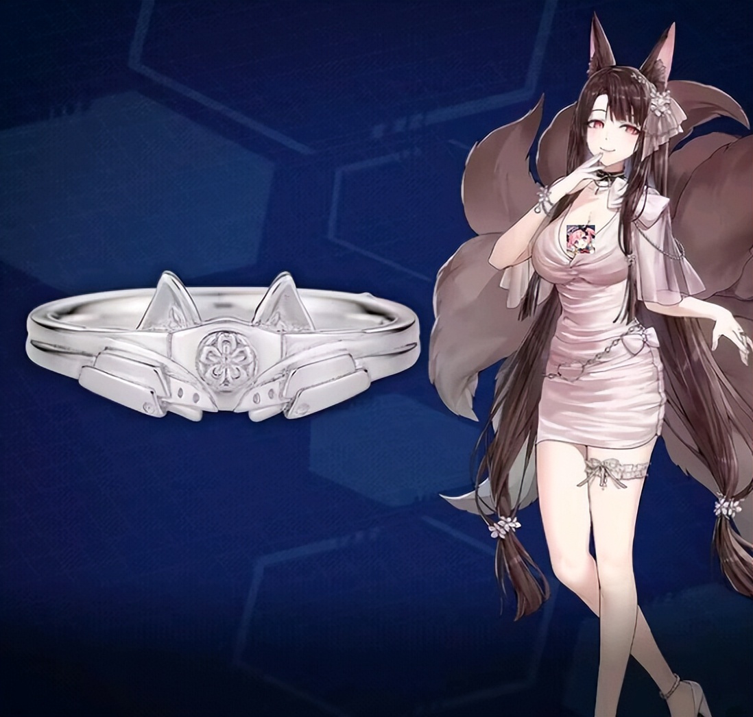 Azur Lane's new themed wedding rings are released around the big three. Z23's body is inflated ...