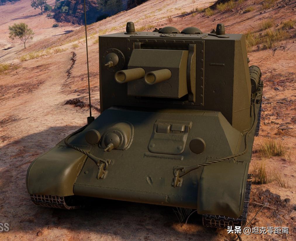 WOT's first dual-barrel tank destroyer exposed!The strength of this SU ...
