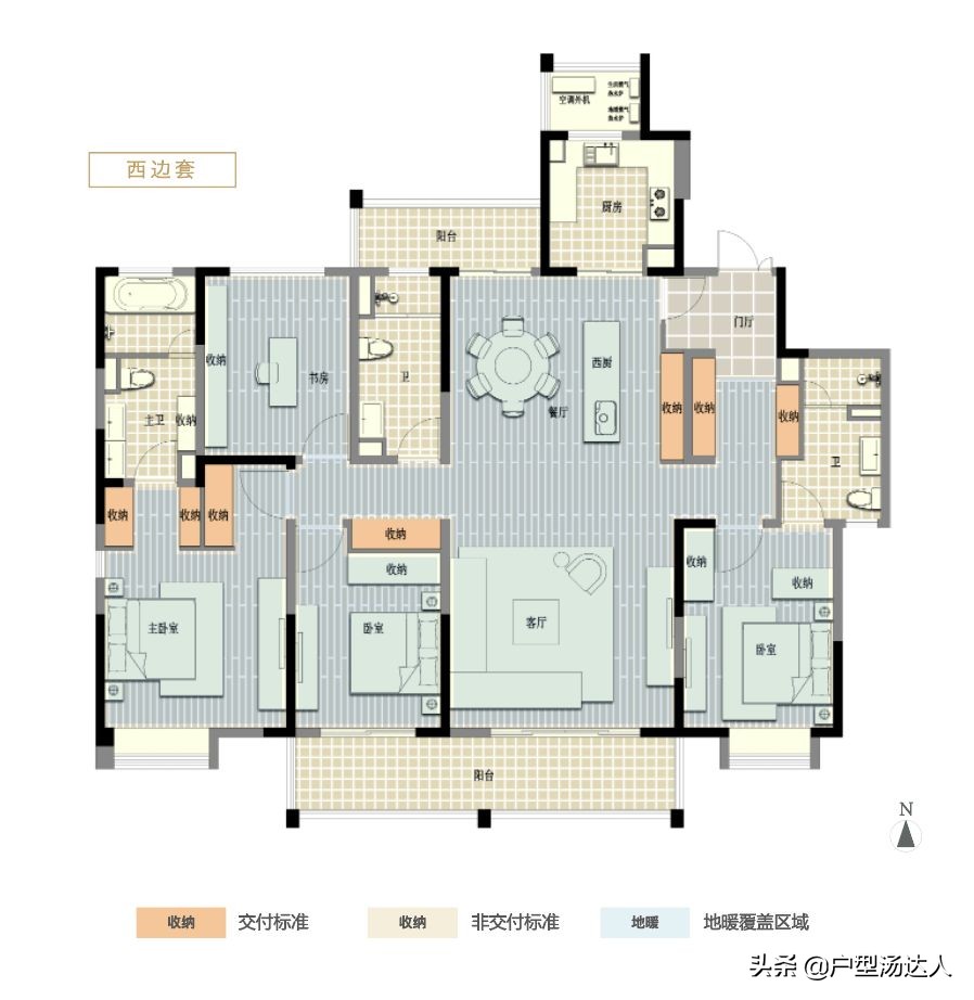 The improved four-bedroom with 170 square meters of double suites, will ...