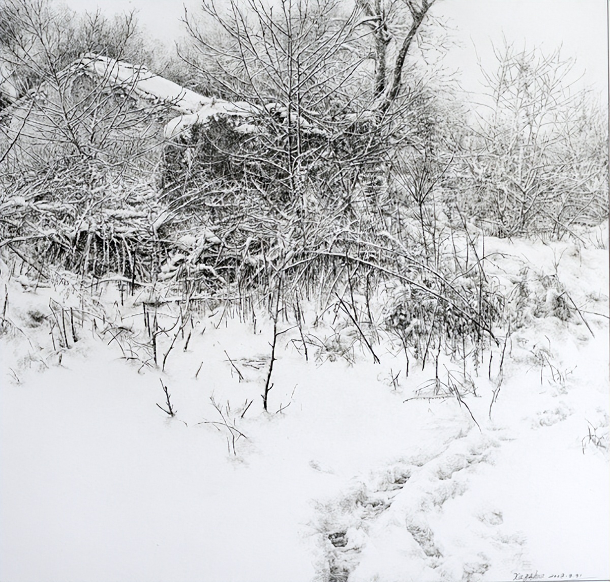 Chinese Art Sketch Sketch (19) Appreciation of Xu Yahua's Pen Sketch ...