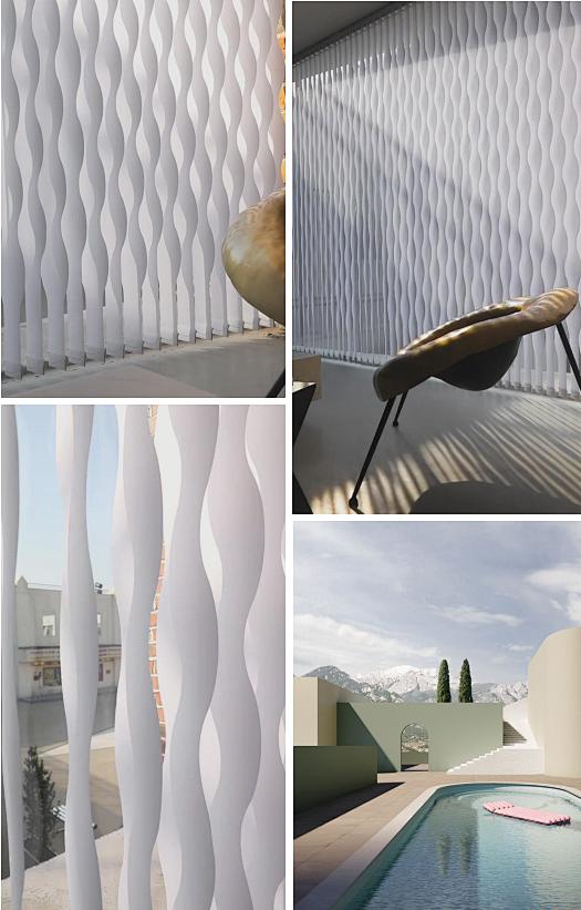 Water wave curtain, bring the sea back home - iNEWS