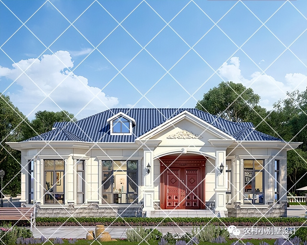 They are all classic one-story rural villas. I collected them and went ...