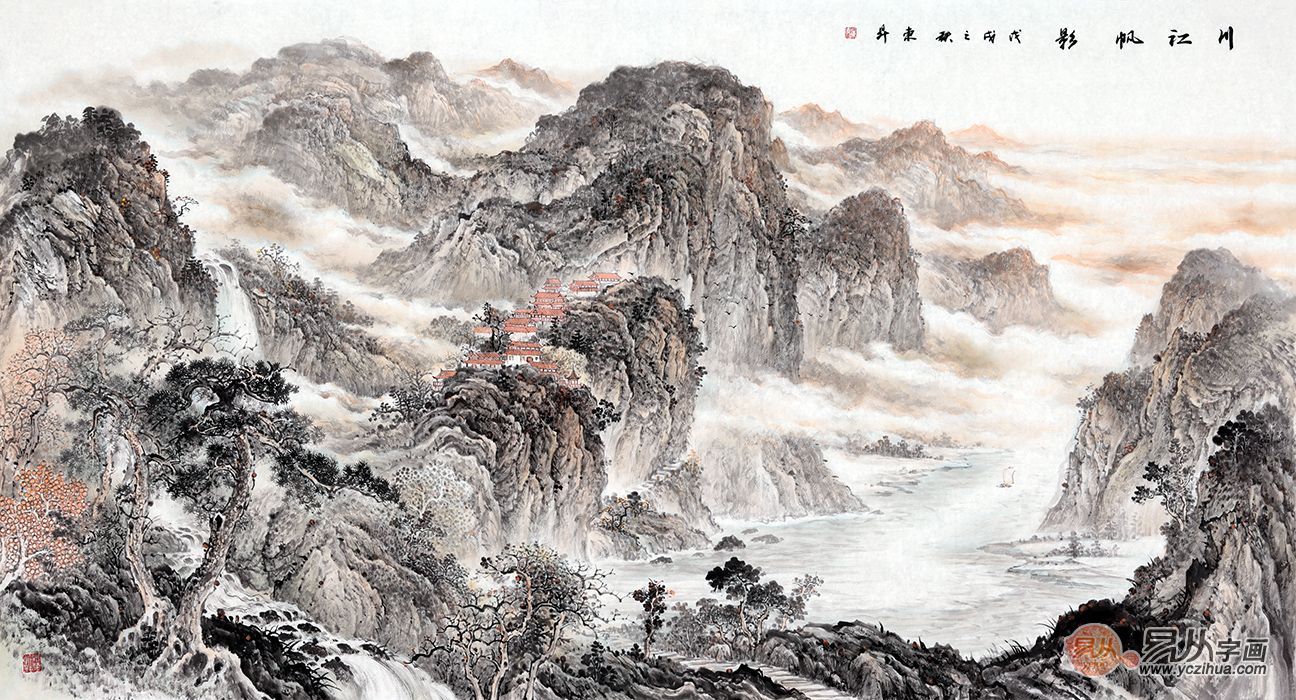 Zhao Hongxia's works: a collection of thousands of mountains and rivers ...