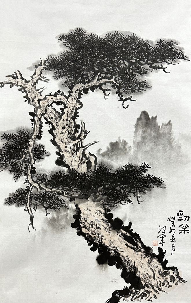 Famous painter Tong Zhijun: Song Gao Lingfeng has a panoramic view of ...
