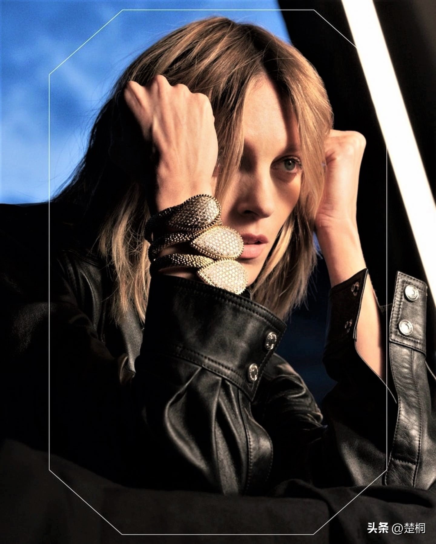 Polish supermodel Anya Rubik, Boucheron jewelry luxury endorsement ...