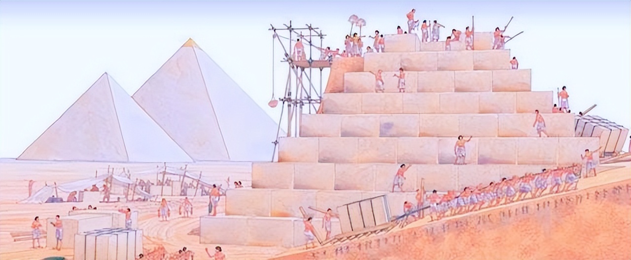 The whole process of pyramid construction is revealed, and the ancient ...