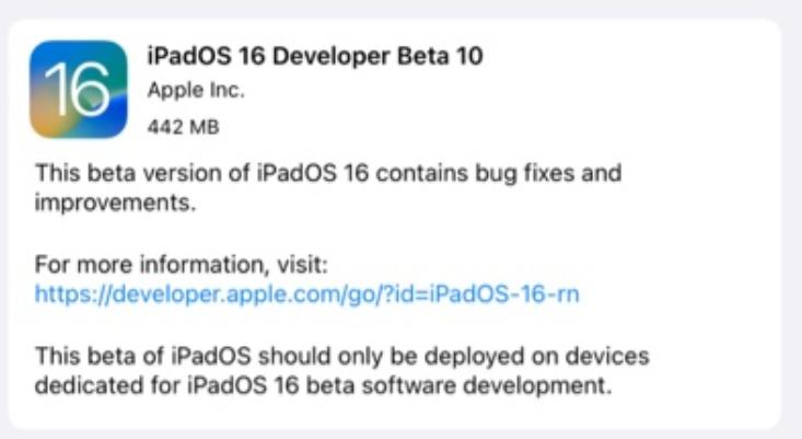 Apple iPadOS 16.1 Developer Preview Beta 4 Released - iNEWS