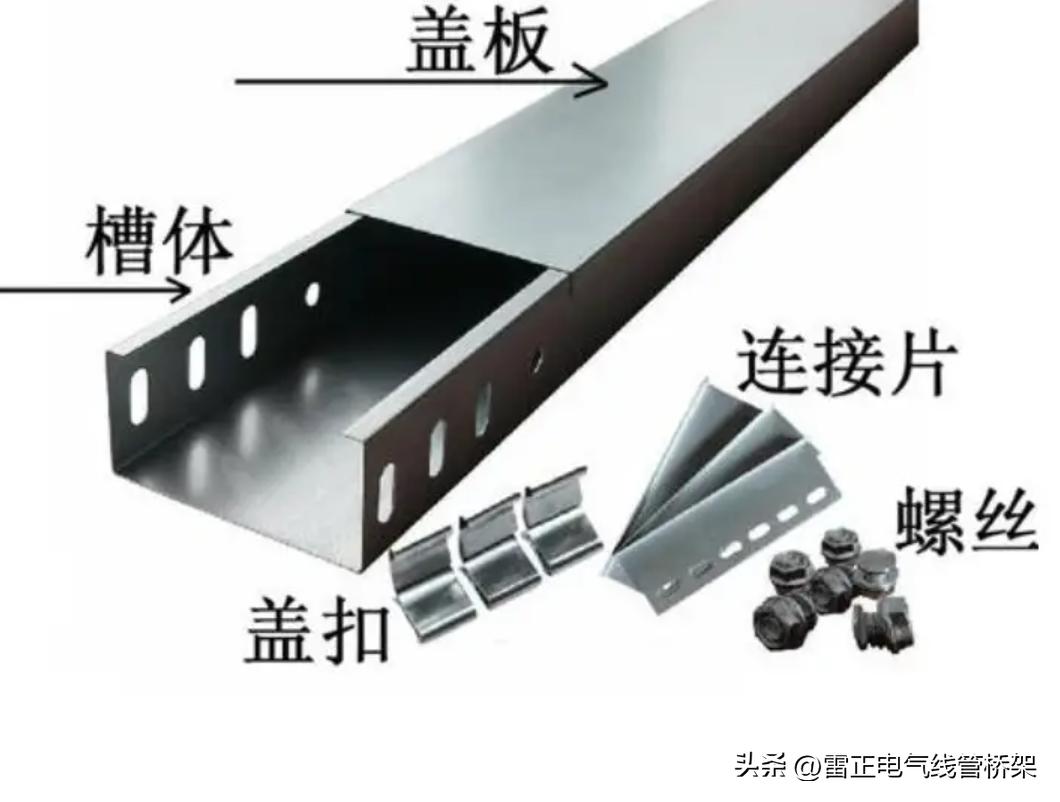 Correct connection method of connecting bolts of cable tray connecting ...