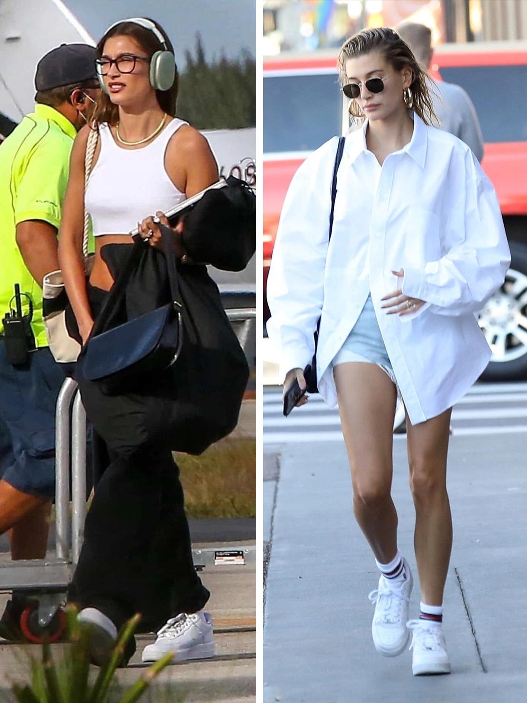 It's almost Hailey who chose this pair of shoes Air Force One in most ...