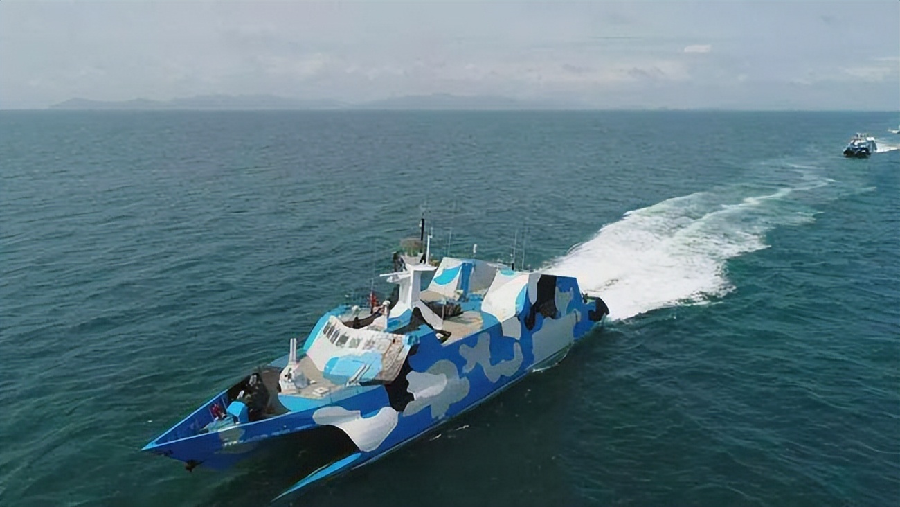 The 022 missile boat, which once served as an anti-aircraft carrier ...