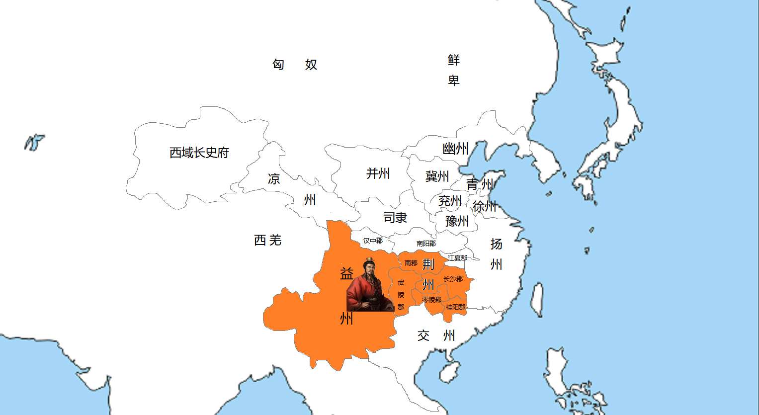 A map explaining the rise and fall of the Shu Han - iNEWS