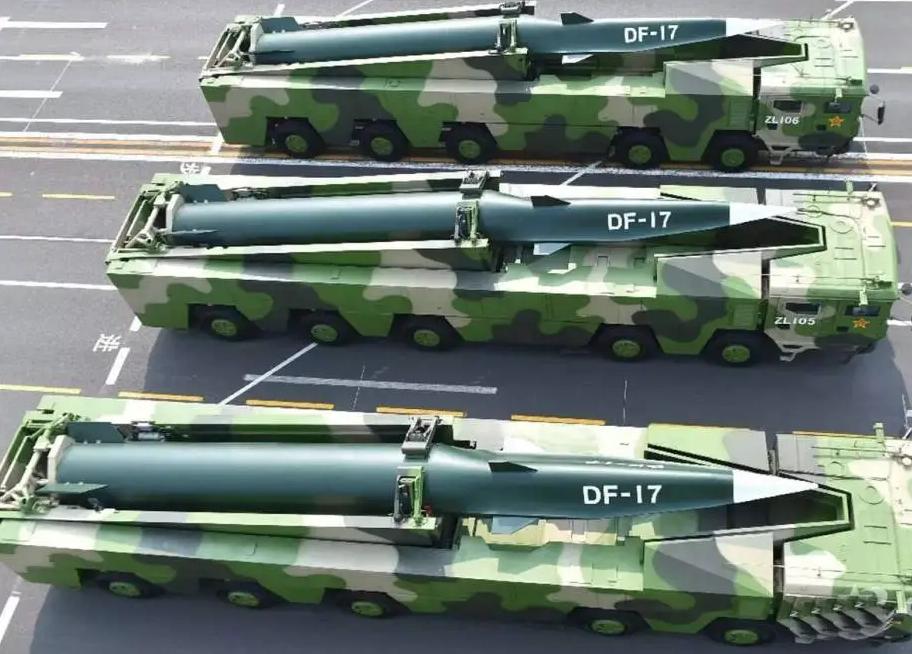 Mach 17, the range far exceeds that of Dongfeng 17, the U.S. military's ...