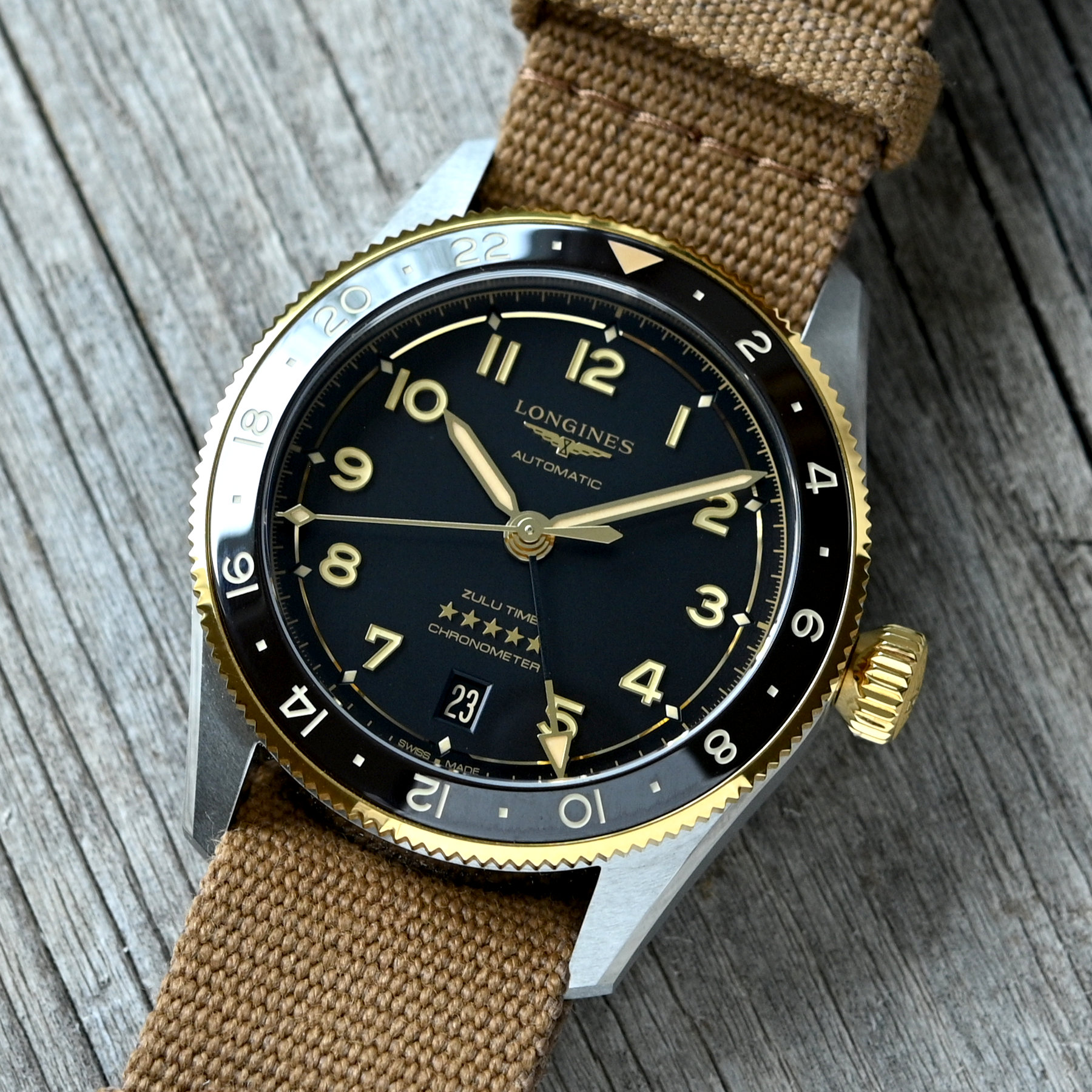 Longines Forerunner Series Zulu Time 39mm Watch——Little Zulu Appears ...