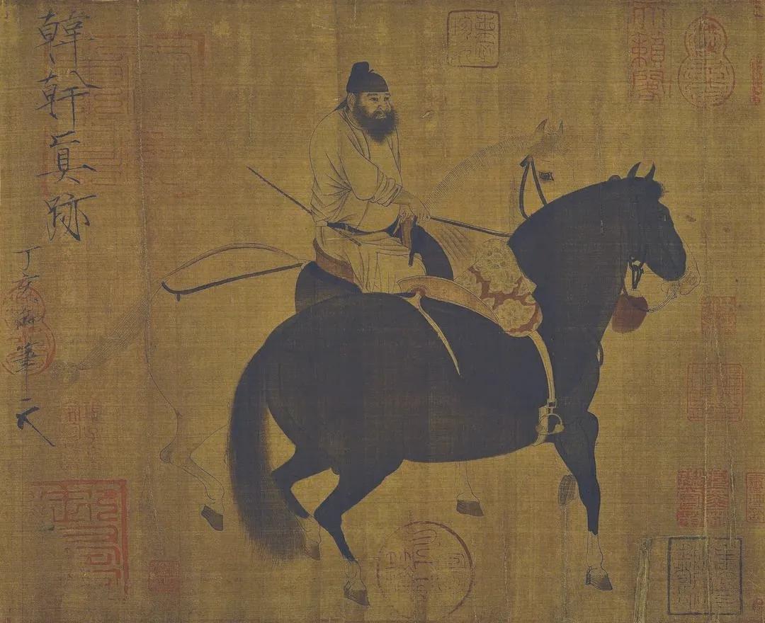 Appreciation of Han Gan's paintings "Horse Herding Picture", "White ...