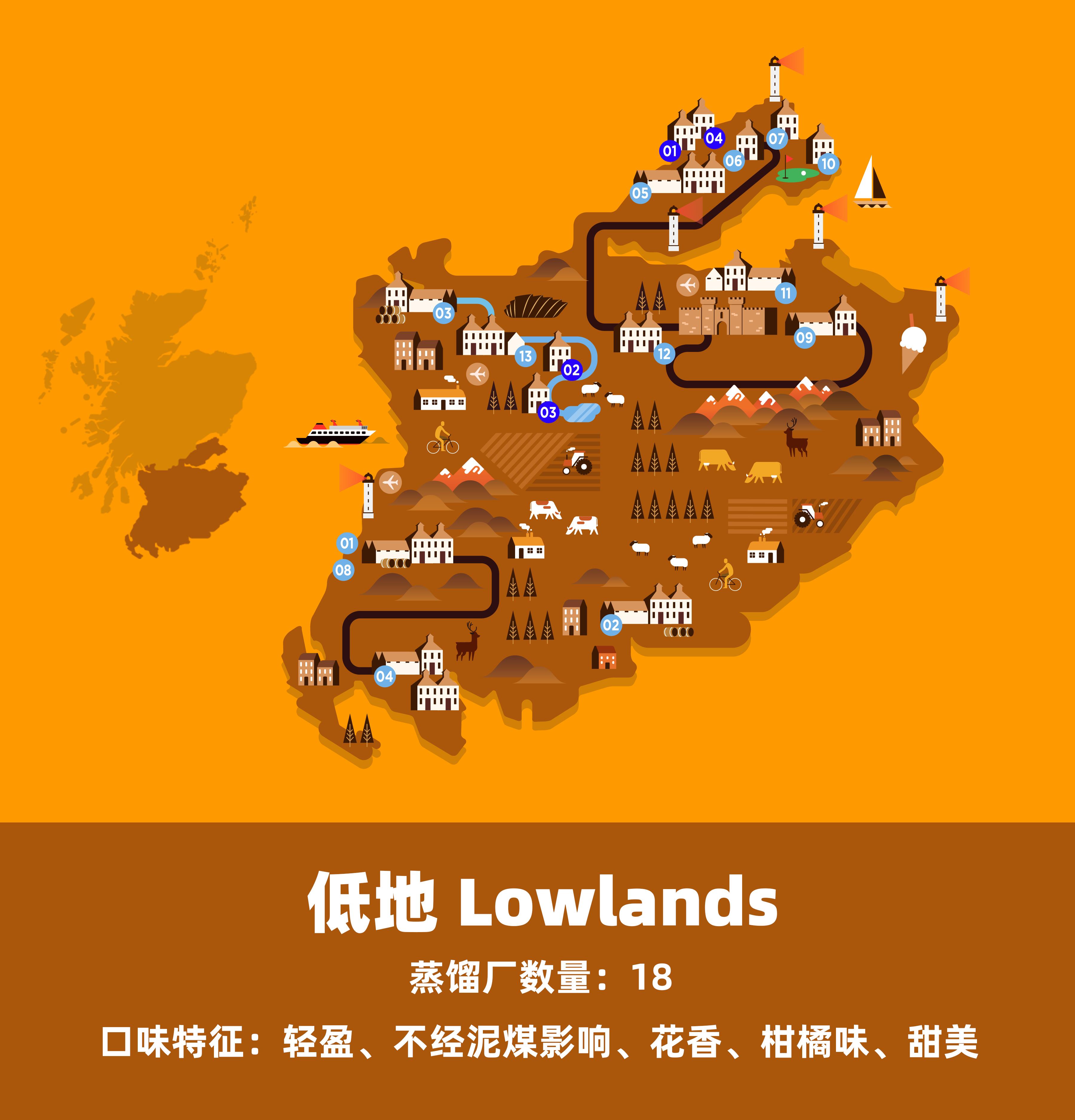 Scotch Whisky Map: The Lowlands - iNEWS