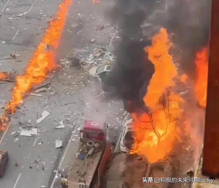 It's too tragic! Another gas explosion accident, the scene of heavy ...