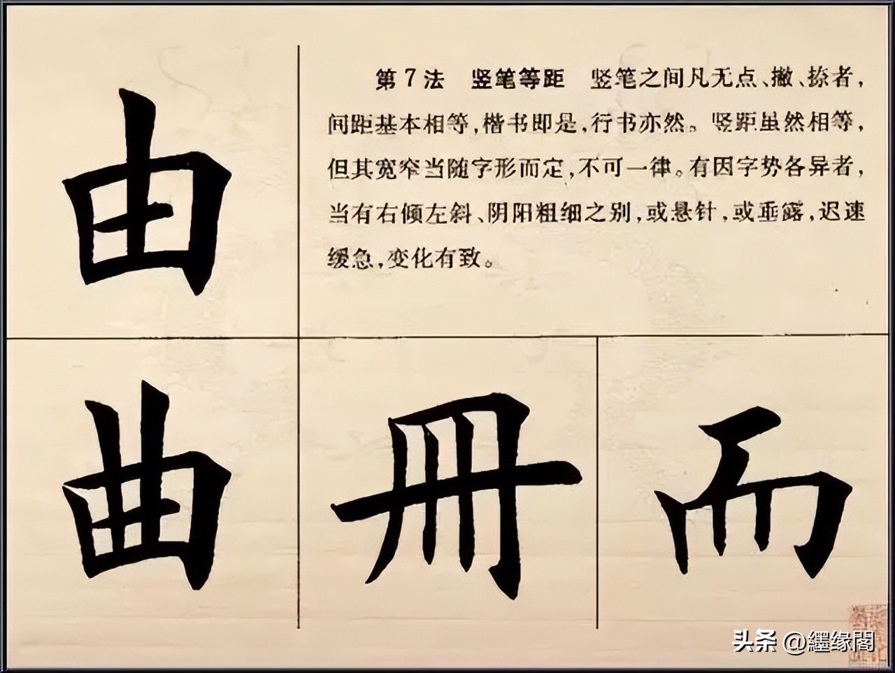 9 ways to decompose the structure of European style regular script ...