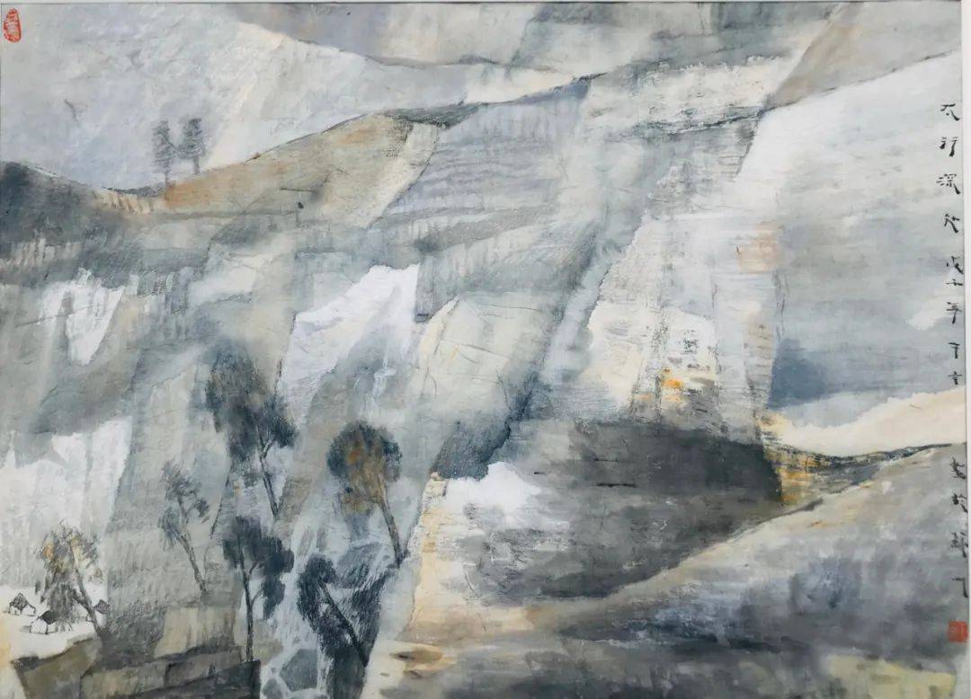 Danqing Yule, Landscape Swimming - Appreciation of Yu Heng's Taihang ...