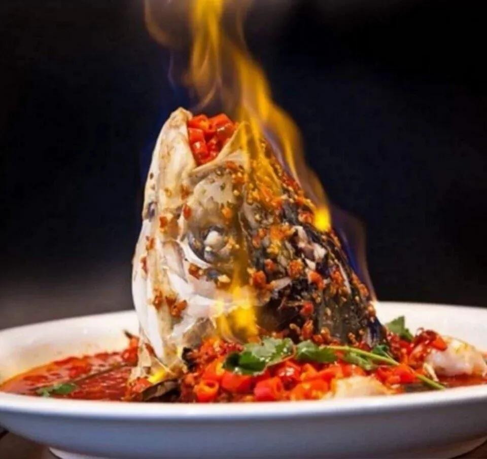 Hunan chopped pepper fish head, who can not love the sisters who love ...
