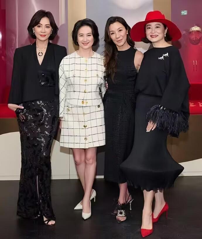 Carina Lau, Chaoqiong Ho, Michelle Yeoh, and Brigitte Lin are in the ...