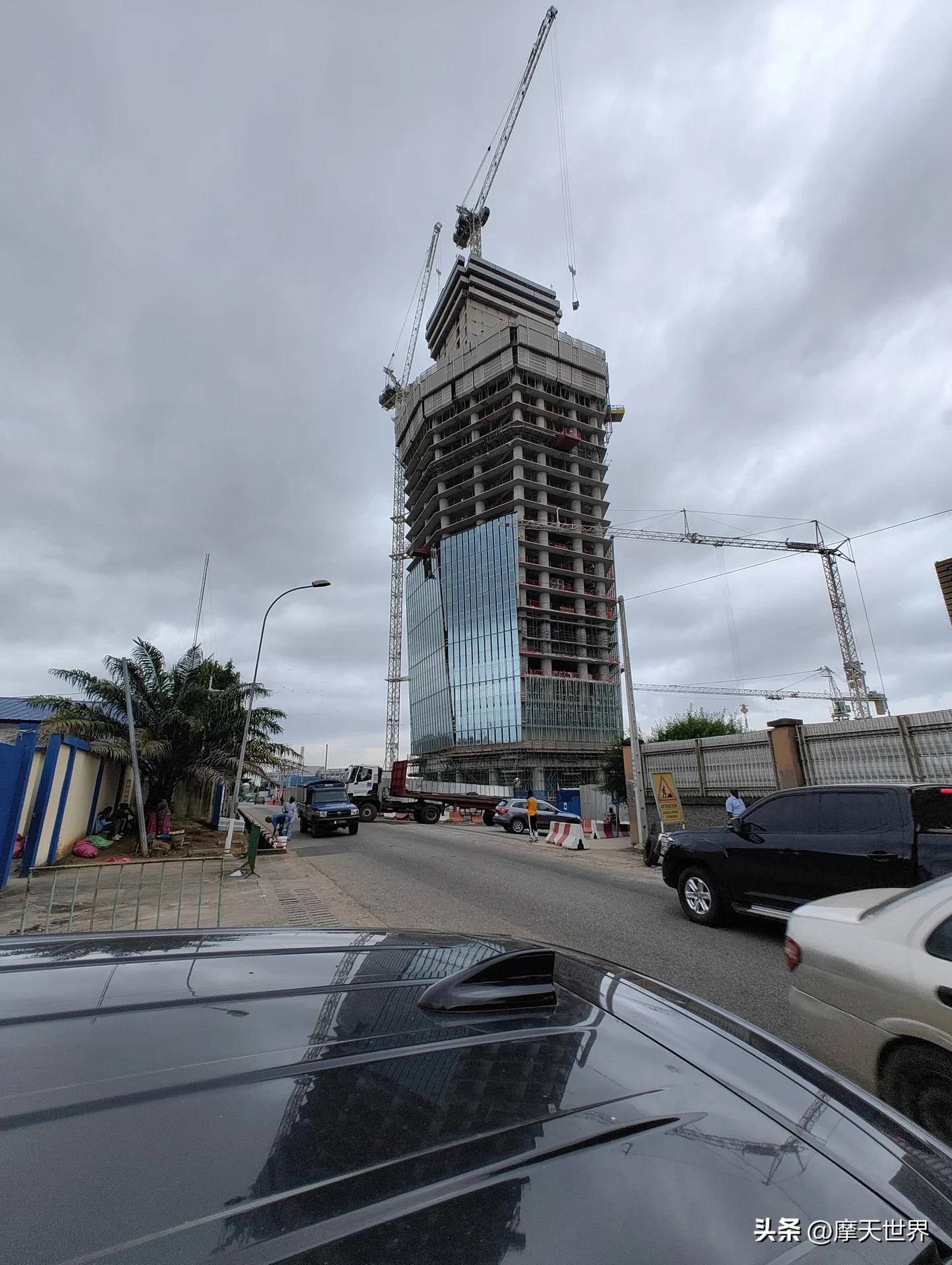 393.8 meters! The tallest building in Africa undertaken by a Chinese ...