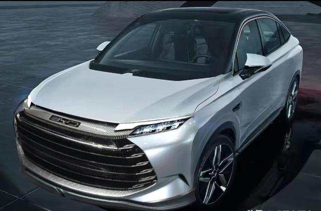 BYD version of "BMW X6", with a wheelbase of 2.9 meters, a dual-motor 3 ...