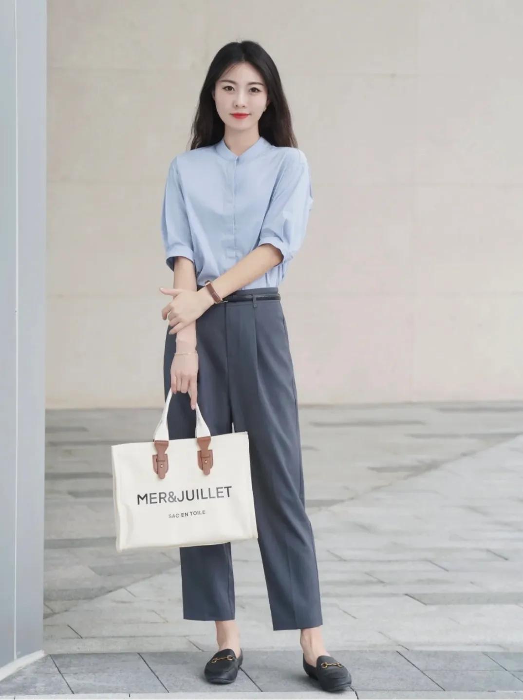 18 groups of office workers' outfits: real clothes, good-looking ...
