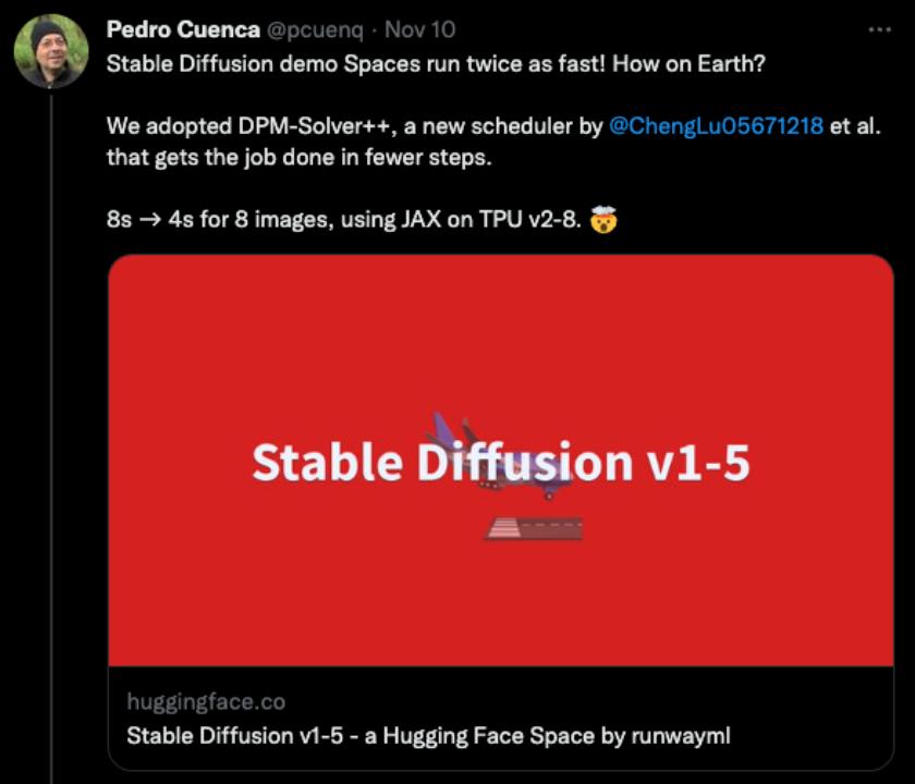 Stable Diffusion doubles the sampling speed!Diffusion model sampling ...