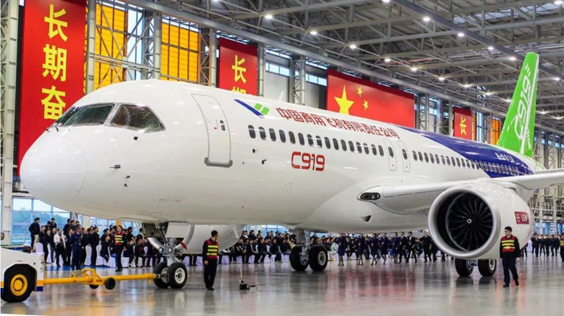 Yesterday, the successful take-off of the C919 aircraft demonstrated China's industrial strength ...