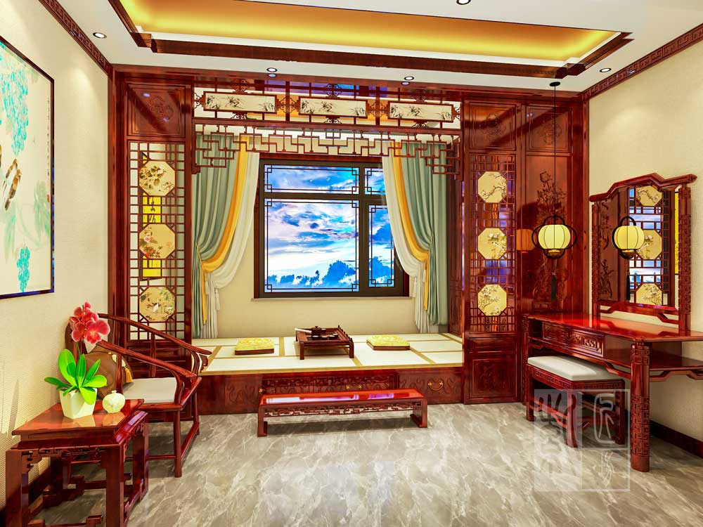 Tianshan Jiufeng 480㎡ Chinese-style villa is a classic beauty - iNEWS