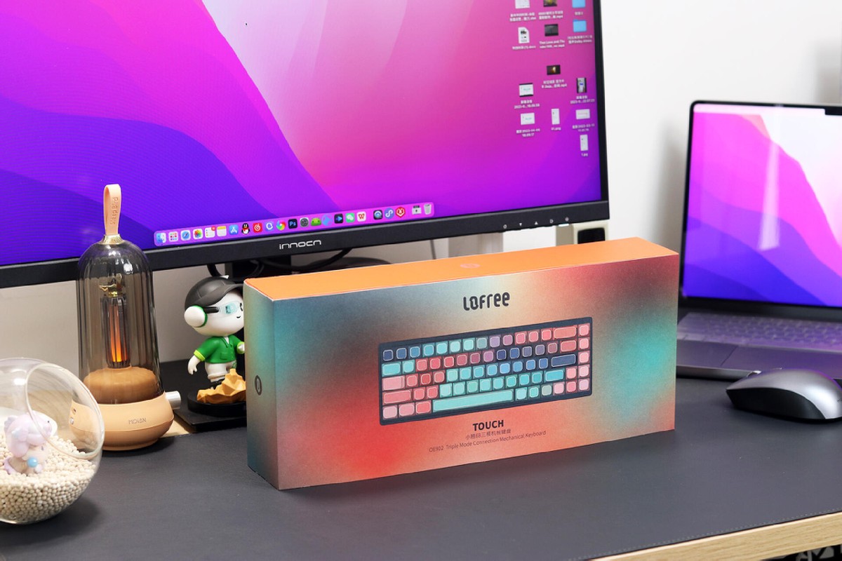 Koi possessed, refreshed! Luofei Xiaoqiao three-mode wireless keyboard ...