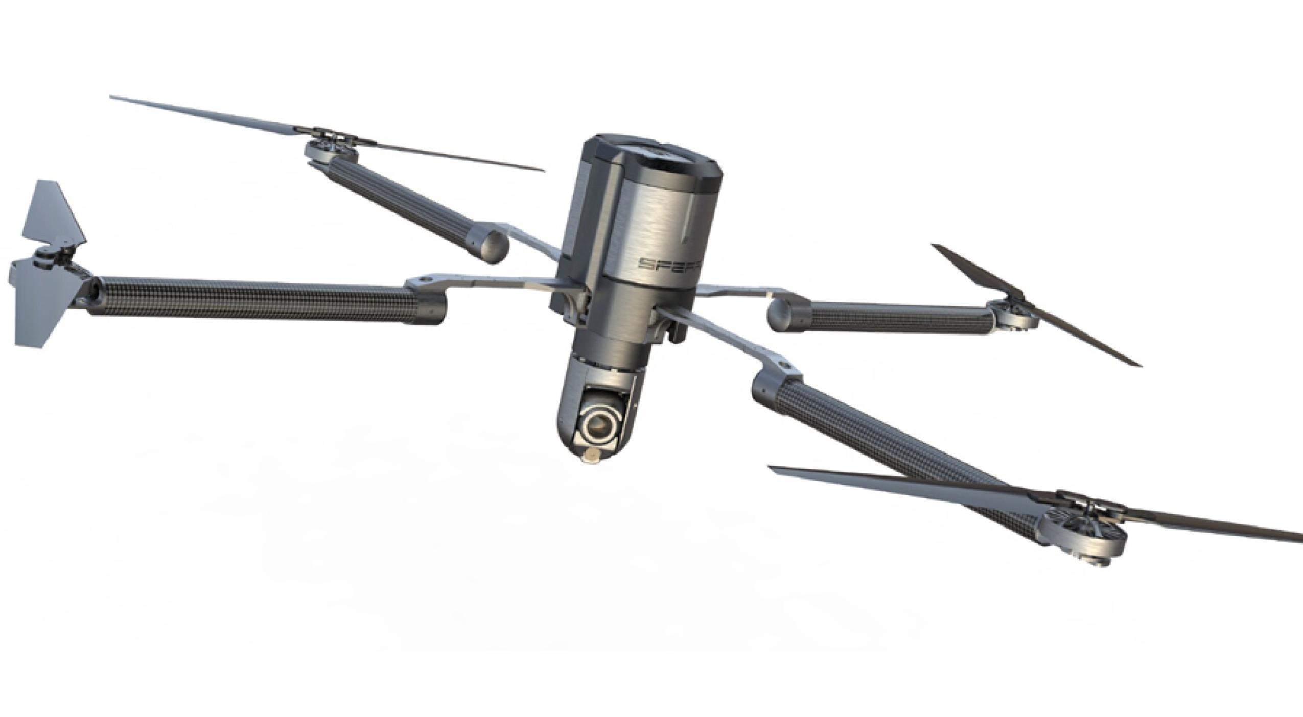 The first capsule-type autonomous quadcopter that can be launched from ...