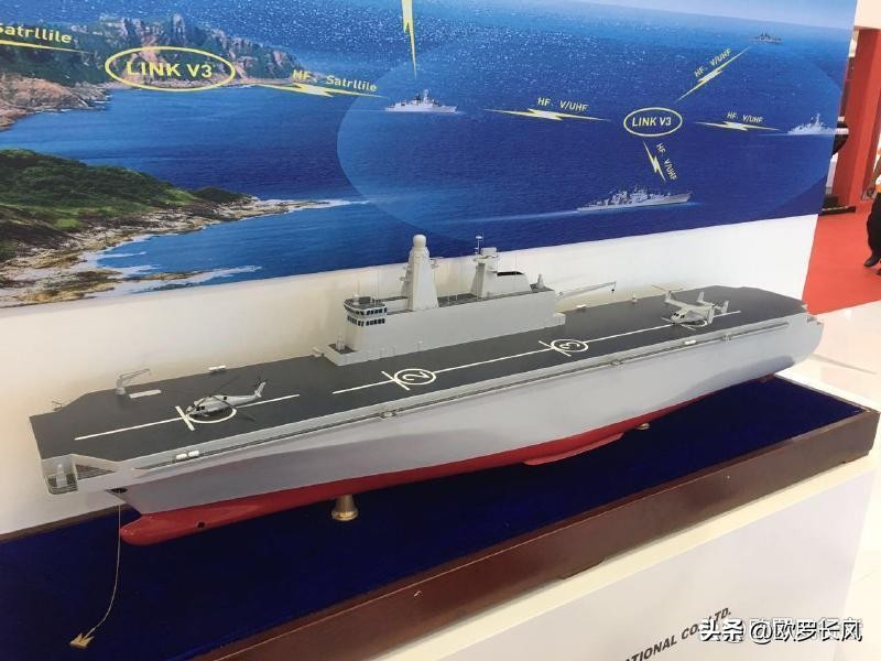 China's 10,000-ton amphibious ship was exported and officially handed ...