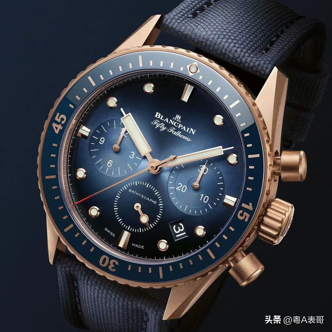 On display at WatchTime New York 2022: Blancpain Fifty 㖊 Deep Sea ...