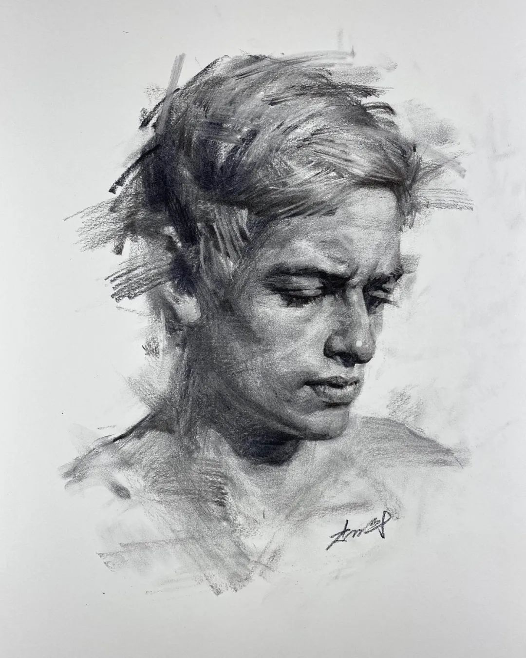 Bold and unrestrained sketches with powerful brushstrokes!I've watched ...