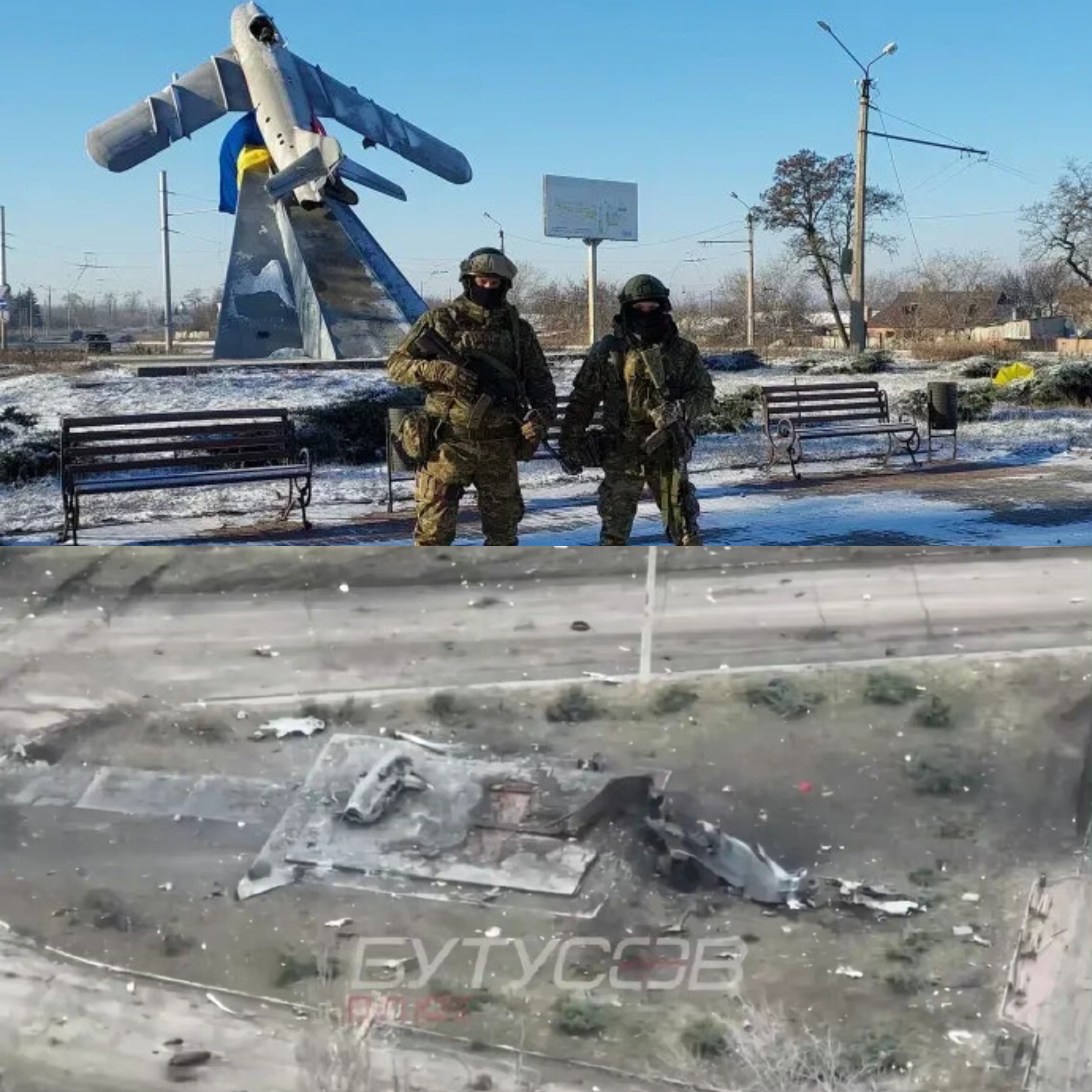 The scenic spots in the center of the city were destroyed, and Bachmut ...