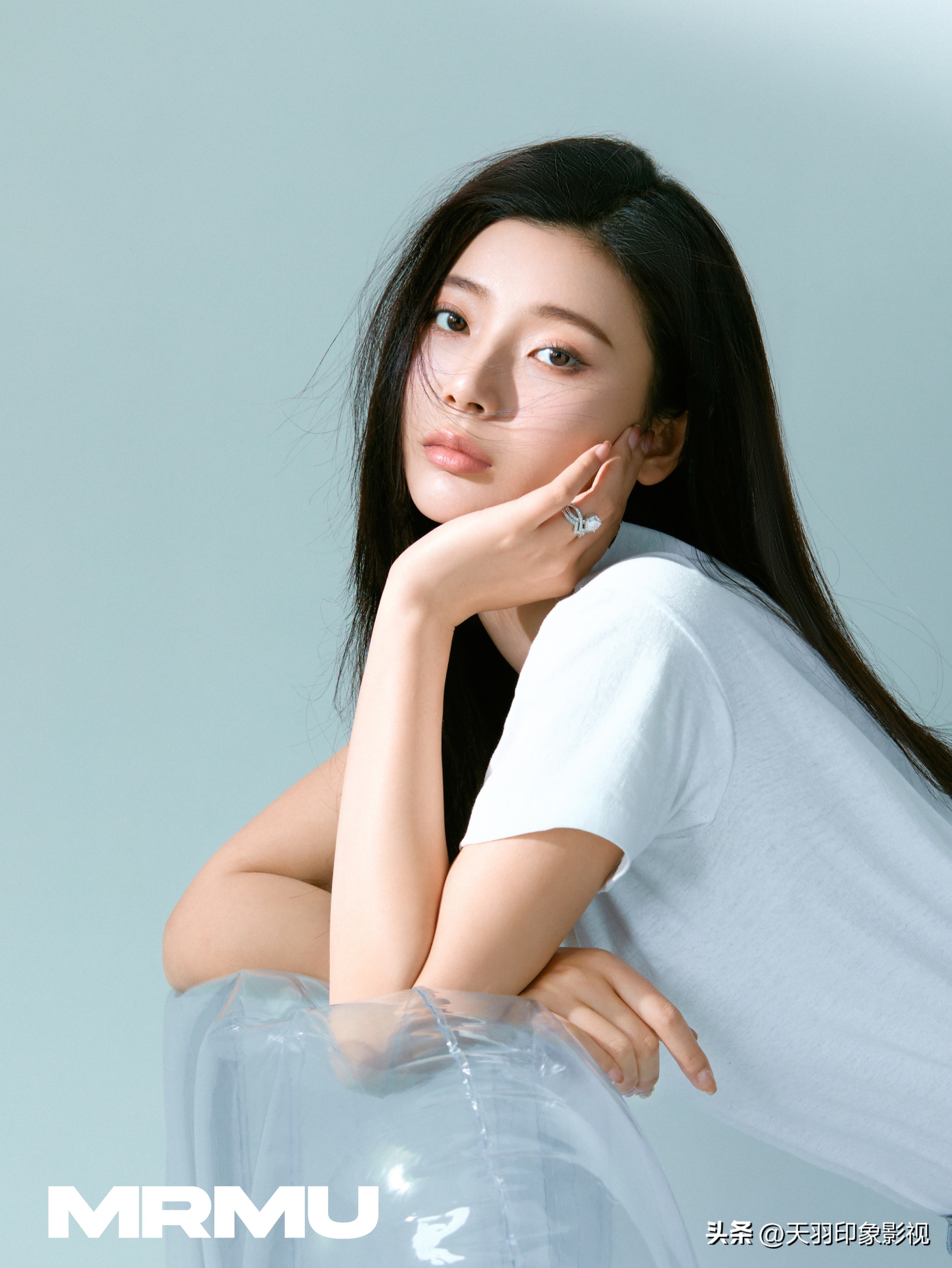 The latest photo of the ever-changing beauty model Wang Xingchen is ...
