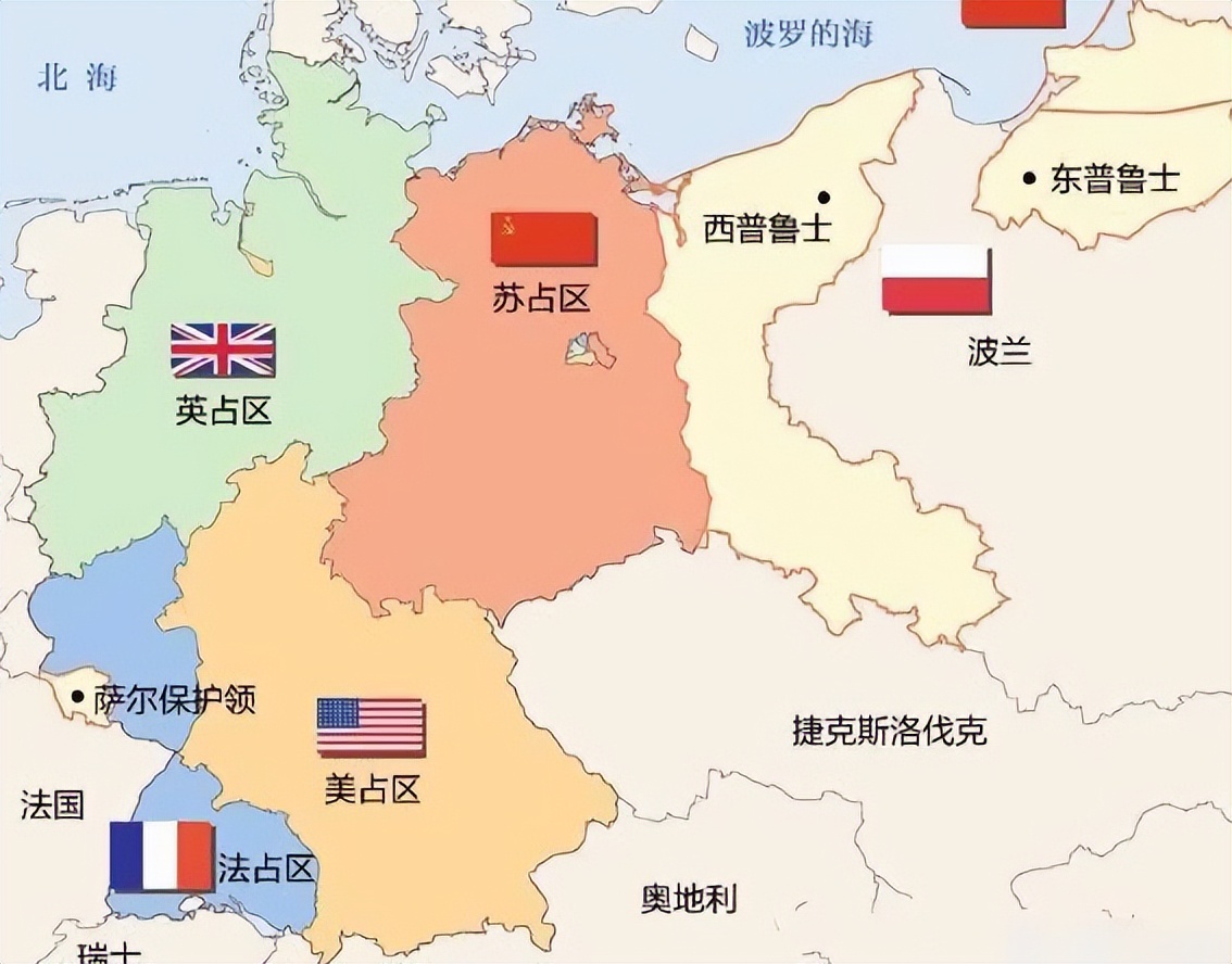 How did Germany, which was completely divided after World War II, seize ...