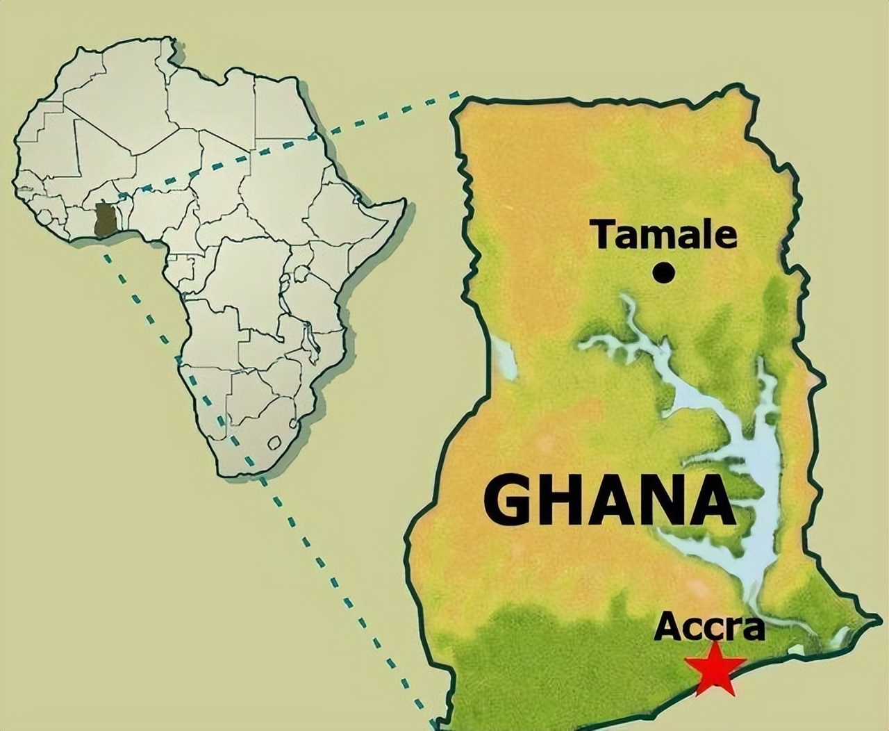 Why did Ghana build the Akosombo Dam, the world's largest reservoir ...