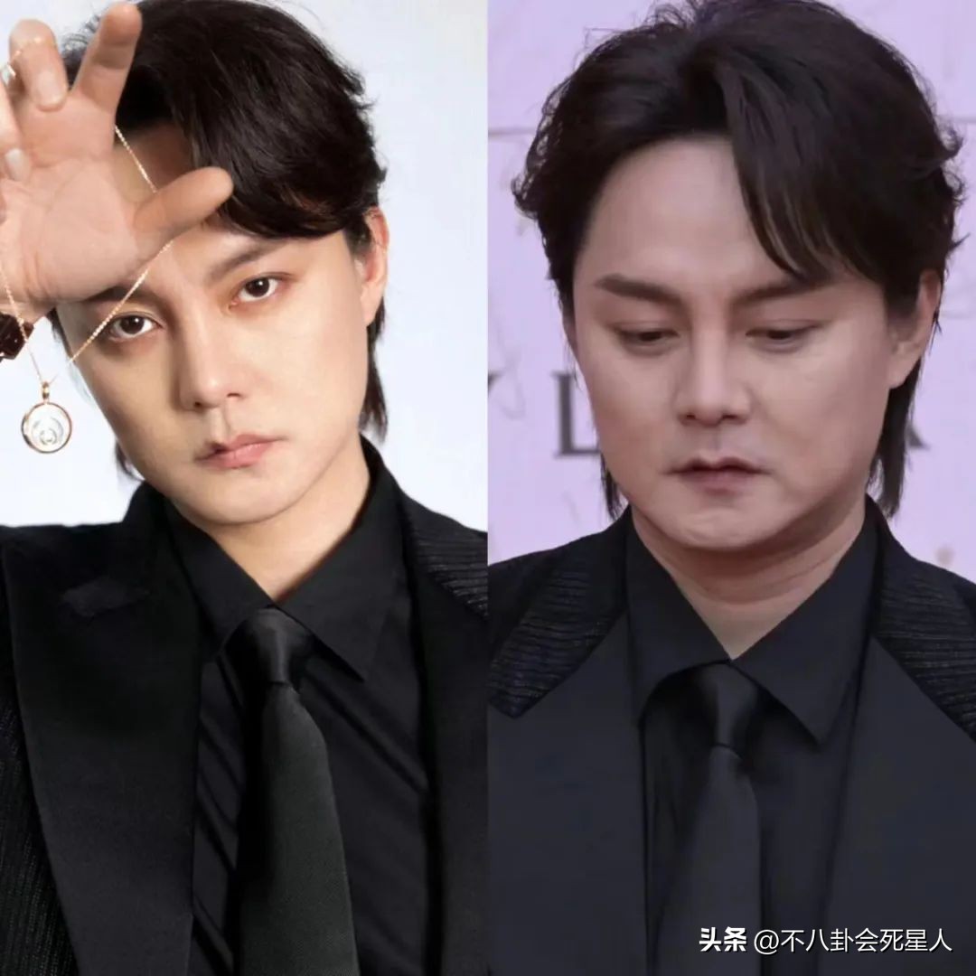 The "handsome male god" is a fake, with cheeks and many wrinkles, and ...