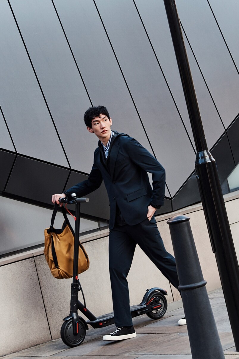 100% wrinkle-resistant and dries overnight! This Uniqlo suit is amazing ...