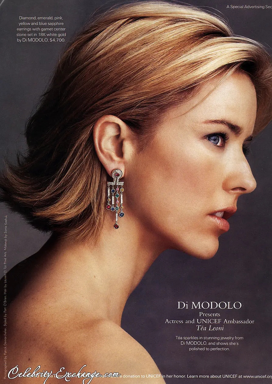 The glamorous Tia Leoni, once the heroine of the third part of ...