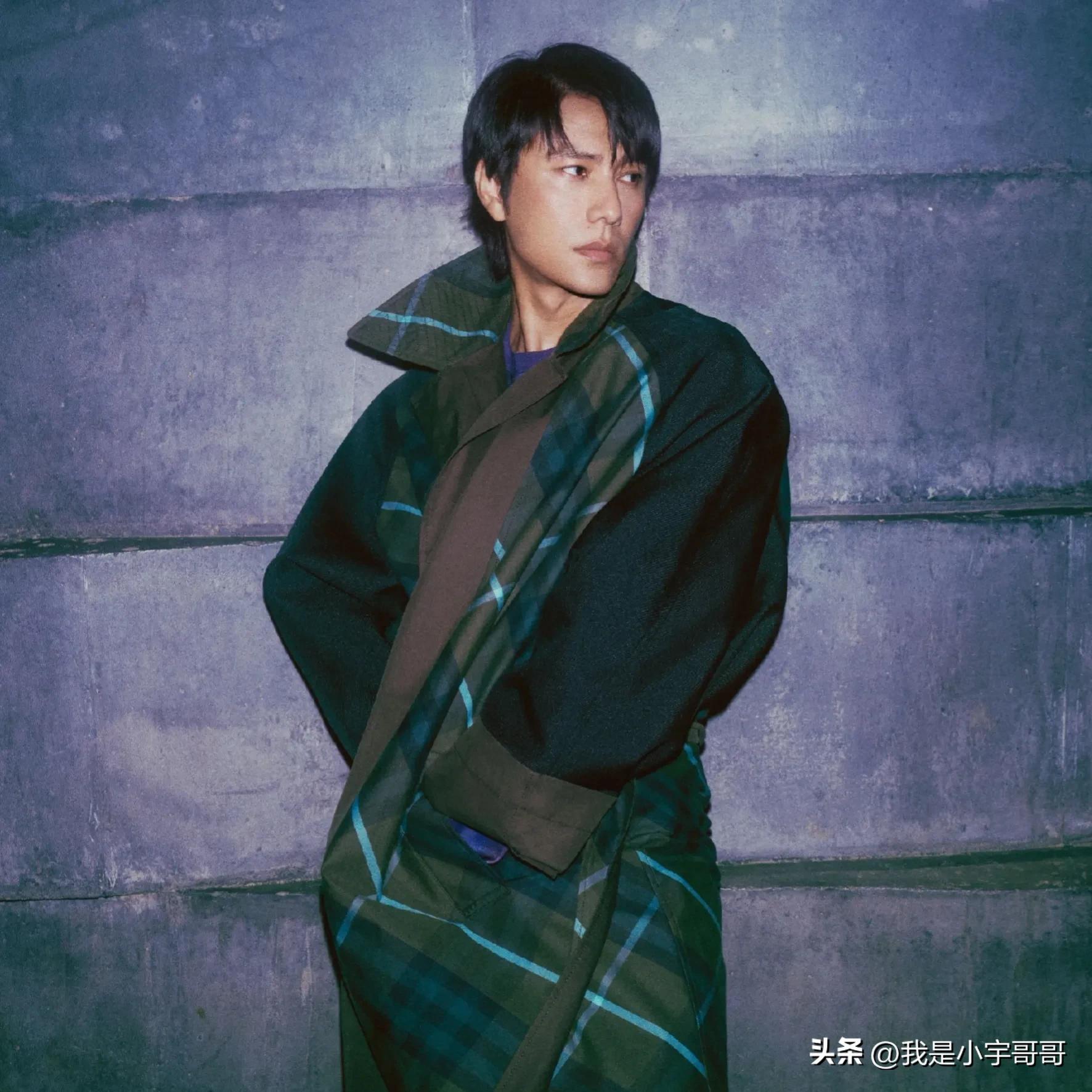 Chen Kun appeared on the cover of GQ's August issue, performing a ...