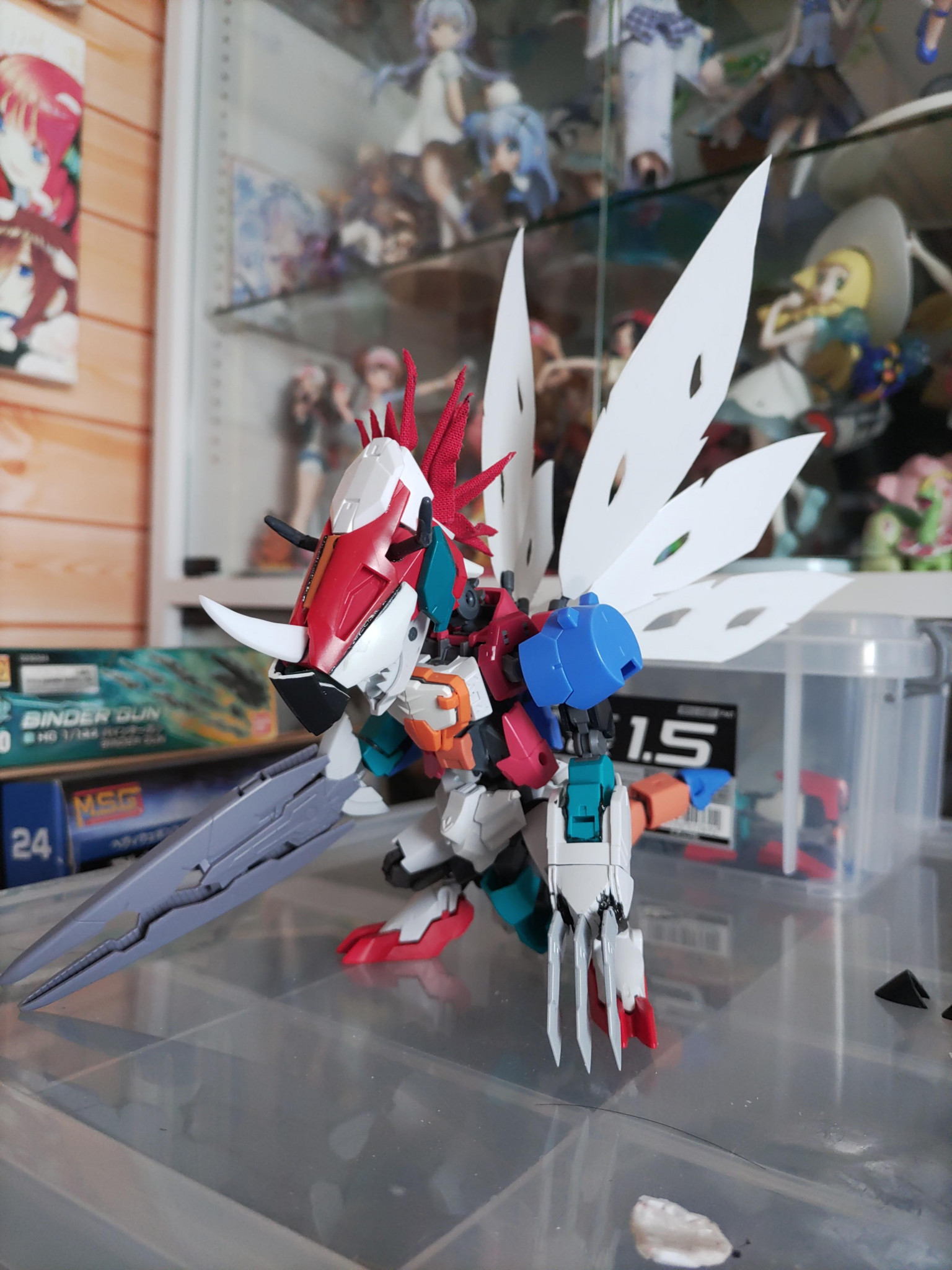 Barbatos, Moon Steel and more Gundam model parts mix and match to ...